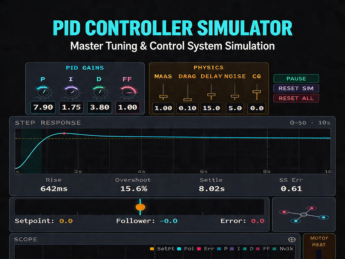 Tuning PIDs Without the Smell of Overheated Motors – Unmanned Tech