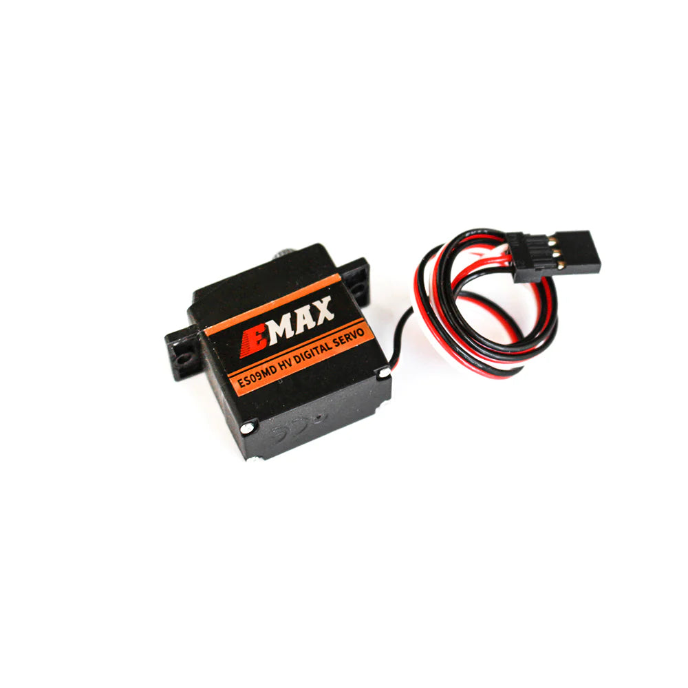 EMAX ES09MD II Dual-Bearing Swash Servo - 450 RC Helicopter Servo ...