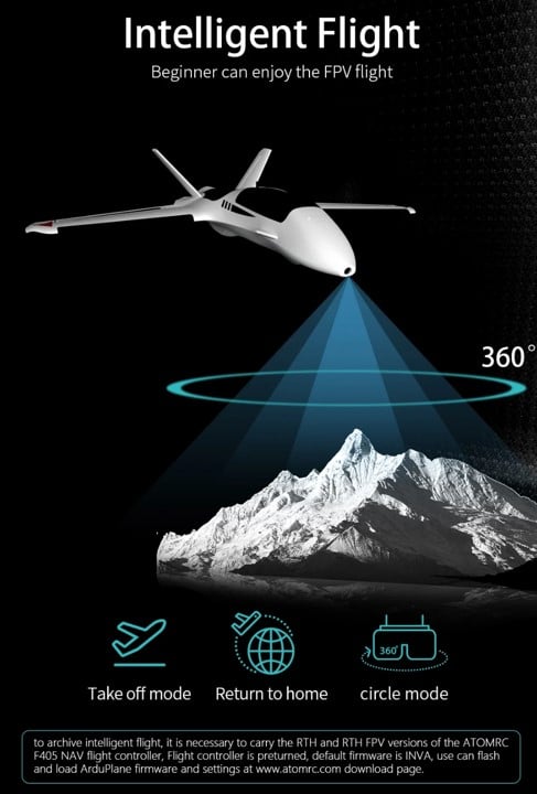 AtomRC Dolphin FPV RC Aircraft – Unmanned Tech