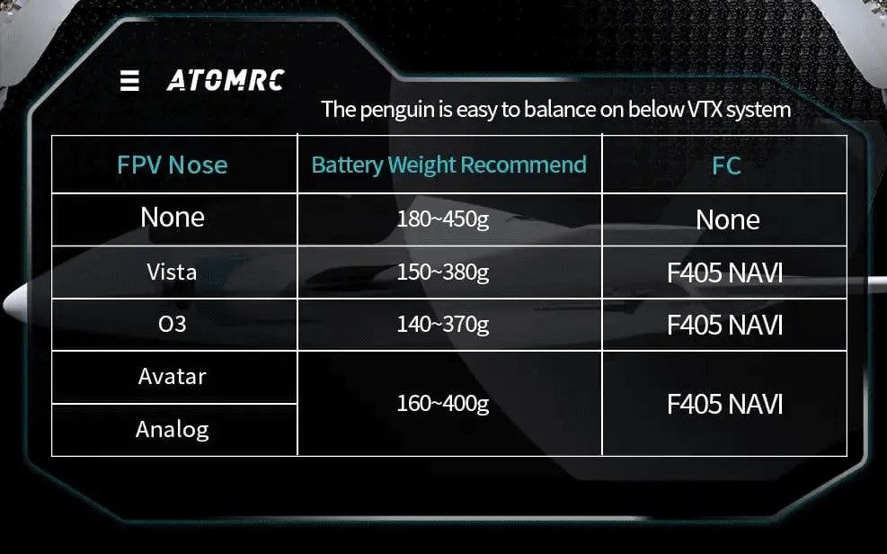 AtomRC Penguin Twin Motor FPV RC Aircraft – Unmanned Tech