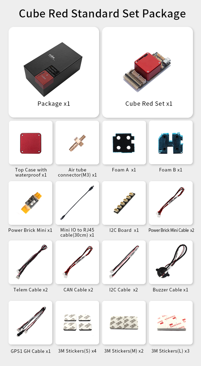 CubePilot Cube Red Pro Standard UAV Autopilot – Unmanned Tech