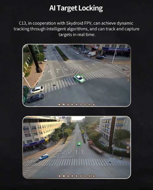 Skydroid C13 Three-Light Gimbal - Professional FPV Camera Stabilizer ...