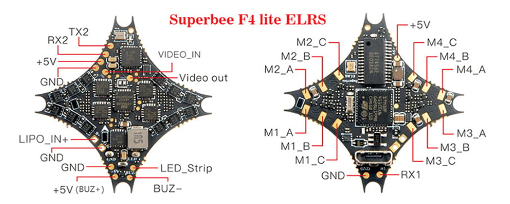 Happymodel SuperBee F4 Lite AIO Whoop Flight Controller – Unmanned Tech