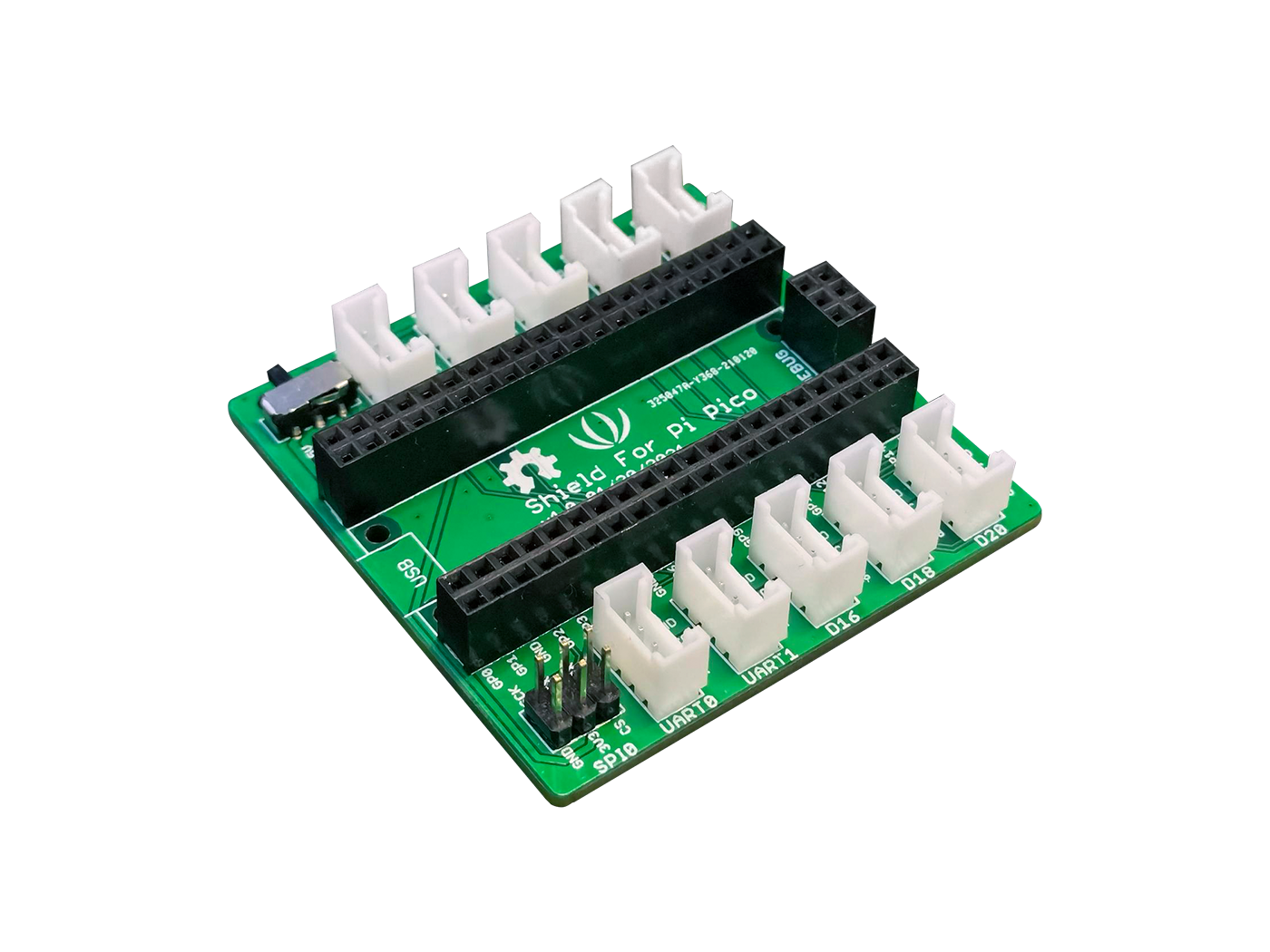 Grove Shield for Raspberry Pi Pico - 2× I2C, 2× UART, 3× Analog, SPI ...